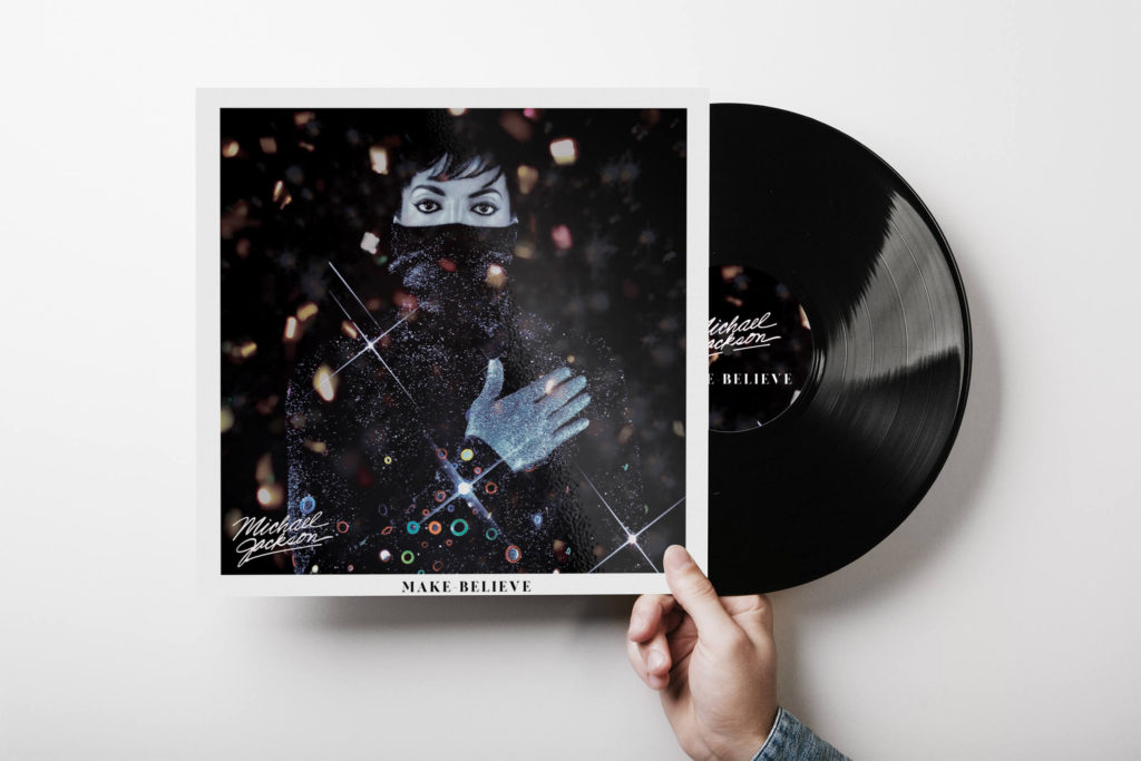MJ-AlbumCover-Vinyl Record Cover Mockup PSD Template - James Sismanes